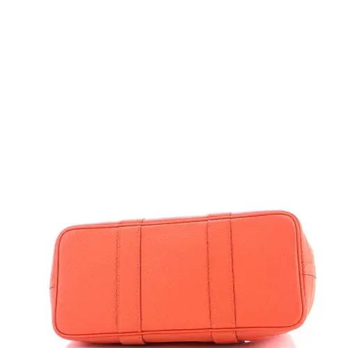 Hermès Garden Party Tote Toile And Leather 30 - Orange