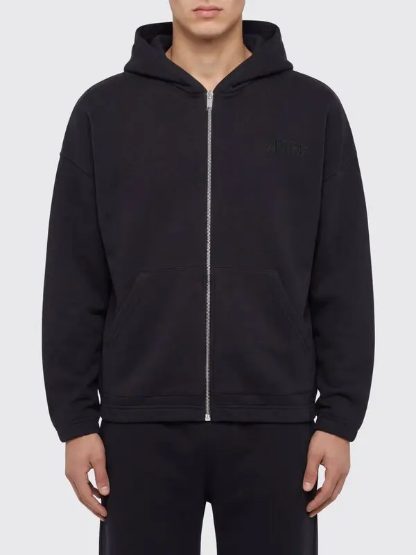 AUTRY Zip-up Sweatshirt - Black