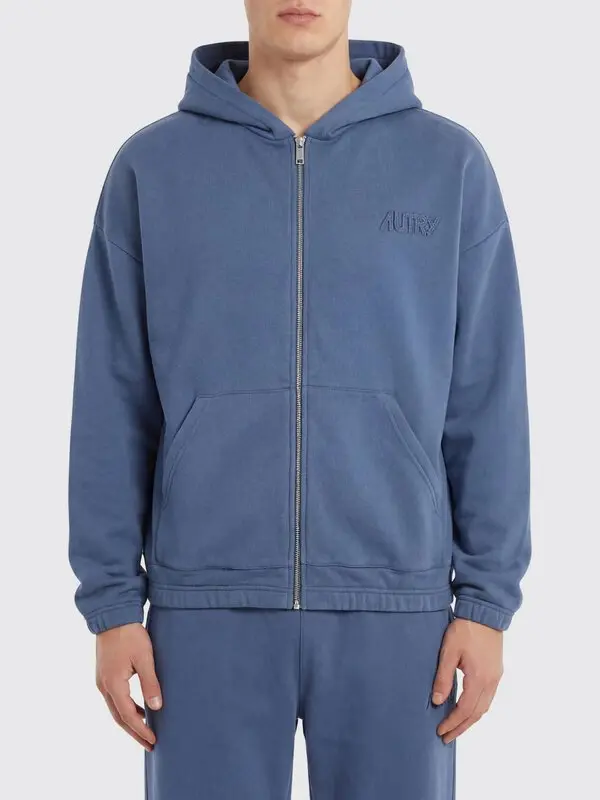 AUTRY Zip-up Sweatshirt - Blue