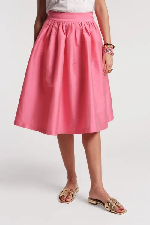 FRANCES VALENTINE Barbara Gathered Midi Skirt