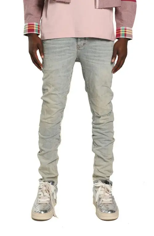 PURPLE BRAND Granita Rip & Repair Skinny Jeans