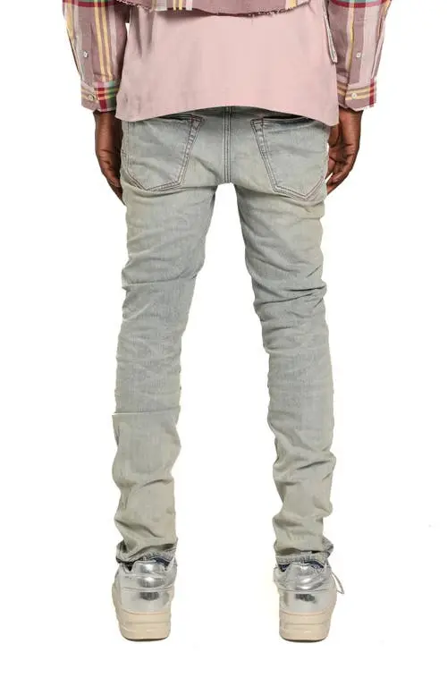 PURPLE BRAND Granita Rip & Repair Skinny Jeans