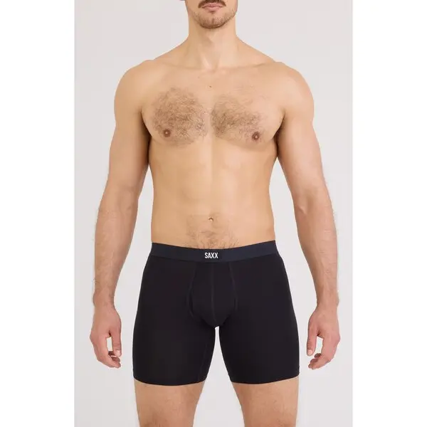 SAXX Vibe Xtra Boxer Briefs - Black