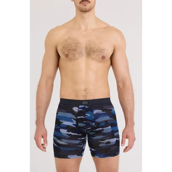 SAXX Vibe Xtra Boxer Briefs - Cloudbank Camo-navy
