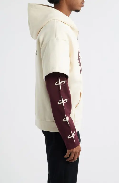 SANTO STUDIO Napoli Fight Team Layered Zip Hoodie