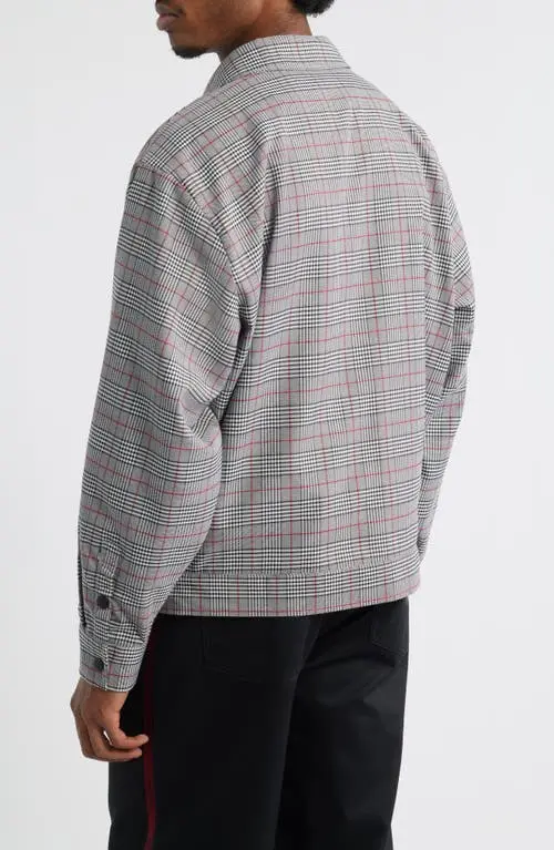SANTO STUDIO Plaid Shirt Jacket