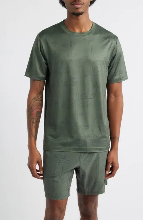 SANTO STUDIO Tempo Tech T-shirt - Insignia Olive