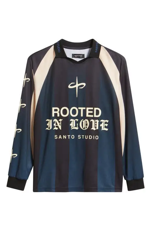 SANTO STUDIO Khalil Rountree Editionlove Club Jersey - Blue