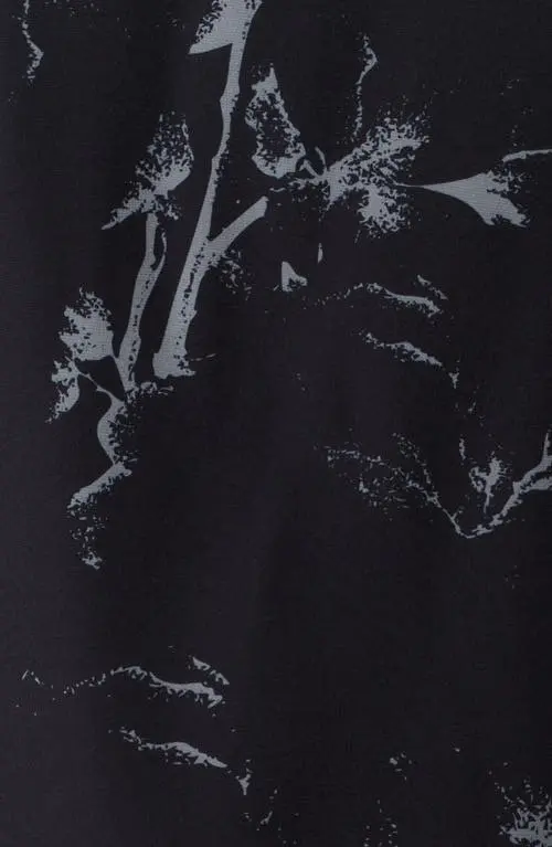 SANTO STUDIO Flower Pattern Cotton Button-up Shirt