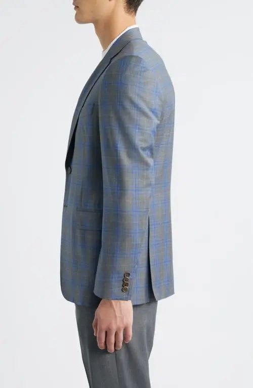 Canali Siena Regular Fit Shadow Check Wool Sport Coat