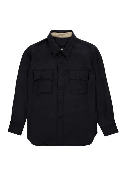 FORTELA Military Overshirt - Blue