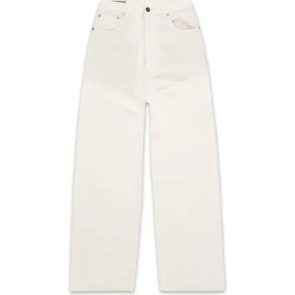 FORTELA Jaron Wide Leg Wool Trousers - Cream