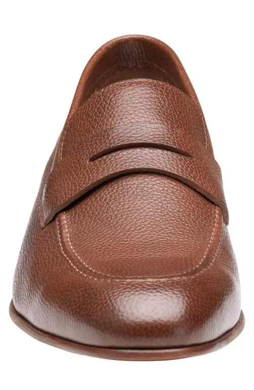 Johnston & Murphy Higgins Penny Loafer - Tan Full Grain