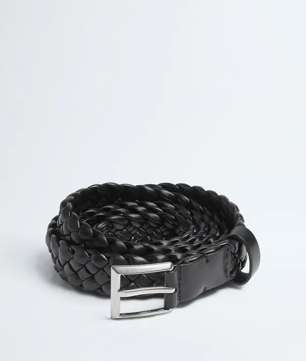 Bottega Veneta Solo Belt - Black