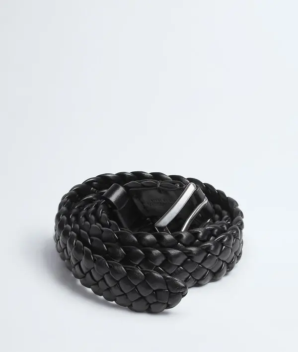 Bottega Veneta Solo Belt - Black