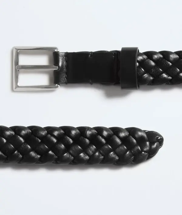 Bottega Veneta Solo Belt - Black