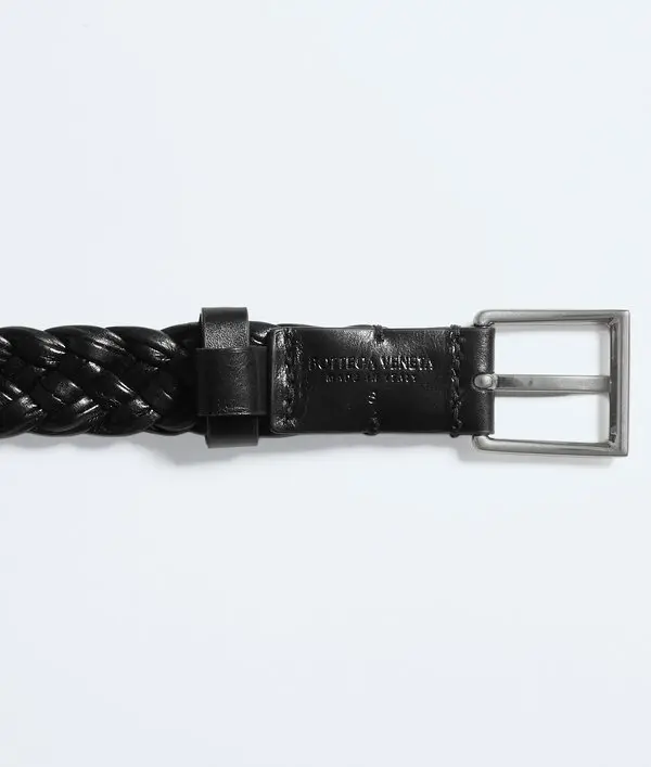 Bottega Veneta Solo Belt - Black