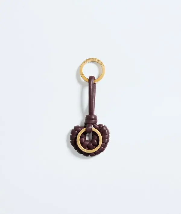 BOTTEGA  VENETA Seashell Knot Key Ring