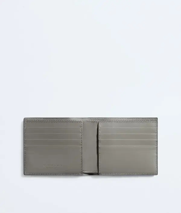 Bottega Veneta Intrecciato Bi-fold Wallet - Midnight/basalt