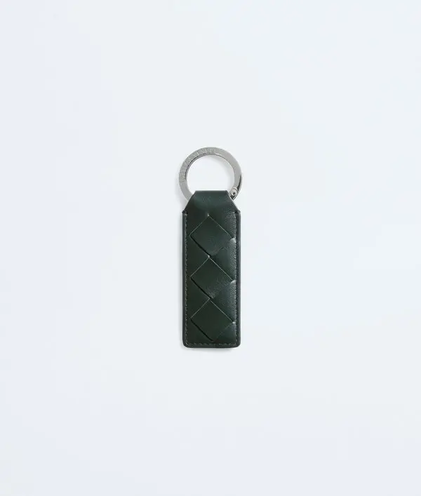 BOTTEGA  VENETA Tab Key Ring - Alpi Green