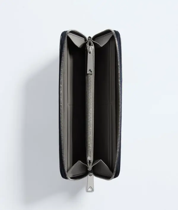 Bottega Veneta Intrecciato Zip Around Wallet