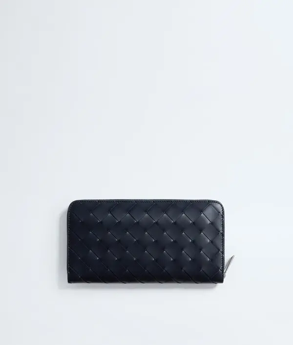 Bottega Veneta Intrecciato Zip Around Wallet
