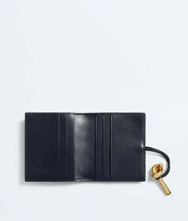 Bottega Veneta Andiamo Flap Card Case - Midnight