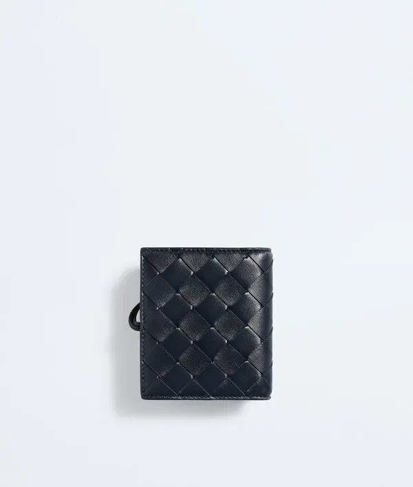 Bottega Veneta Andiamo Flap Card Case - Midnight