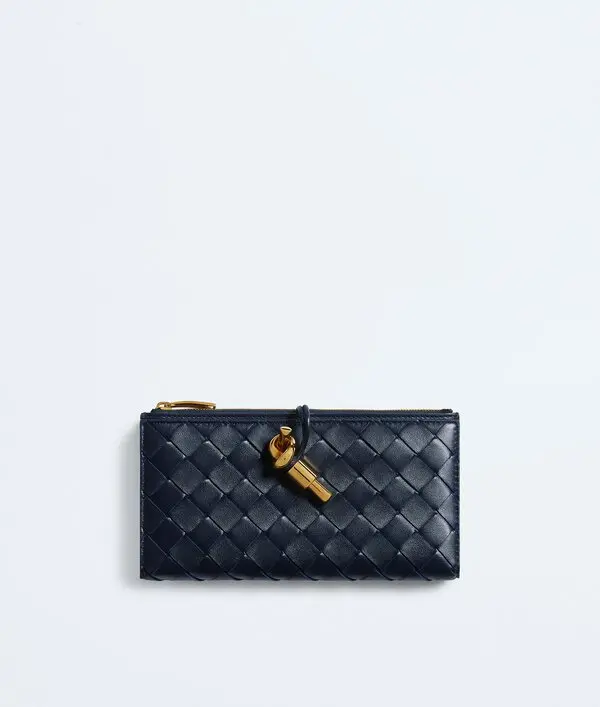 BOTTEGA  VENETA Andiamo Long Wallet - Midnight