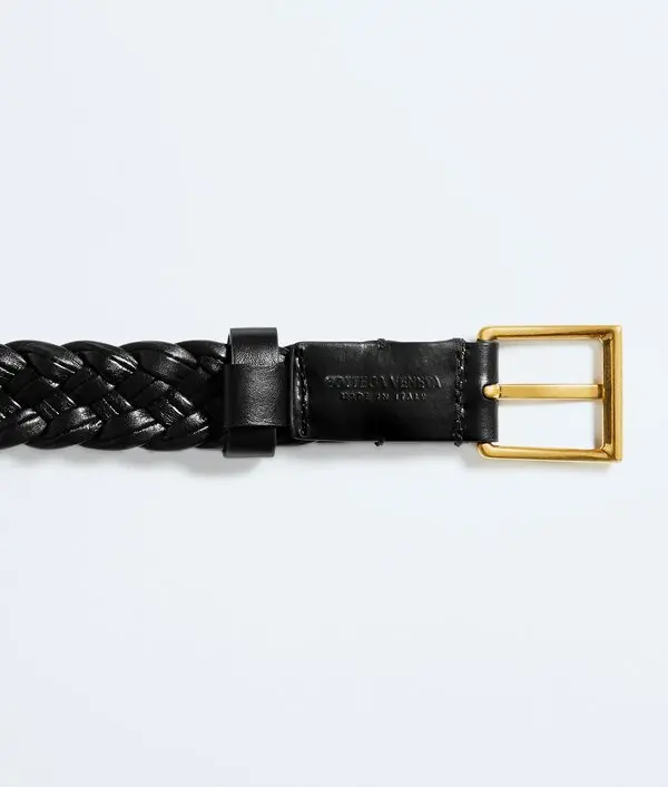 Bottega Veneta Solo Belt - Black