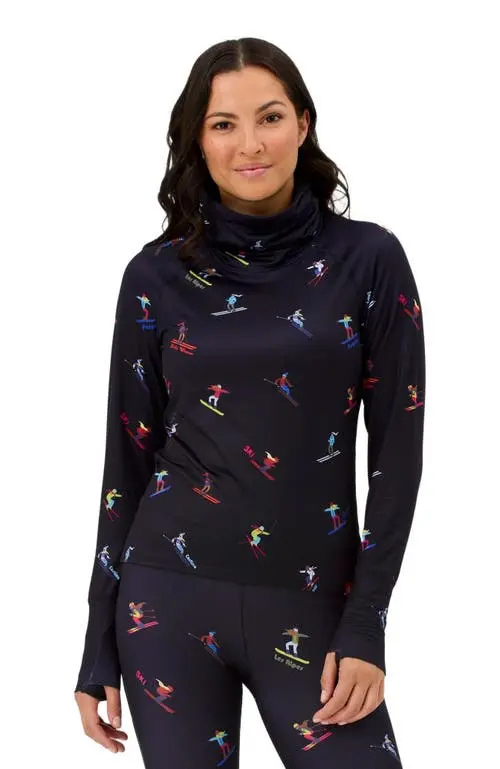 Krimson Klover Multi Skiers Turtleneck - Black