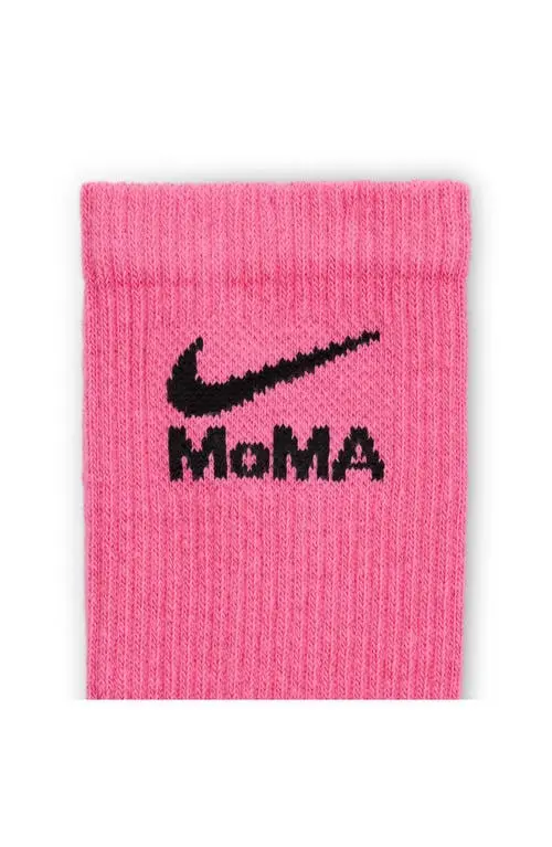 Nike Dri-fit Cushioned Cotton-blend Crew Socks
