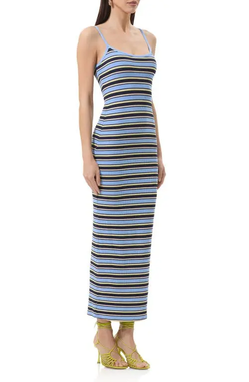 AFRM Ashlyn Ribbed Body-con Midi Dress
