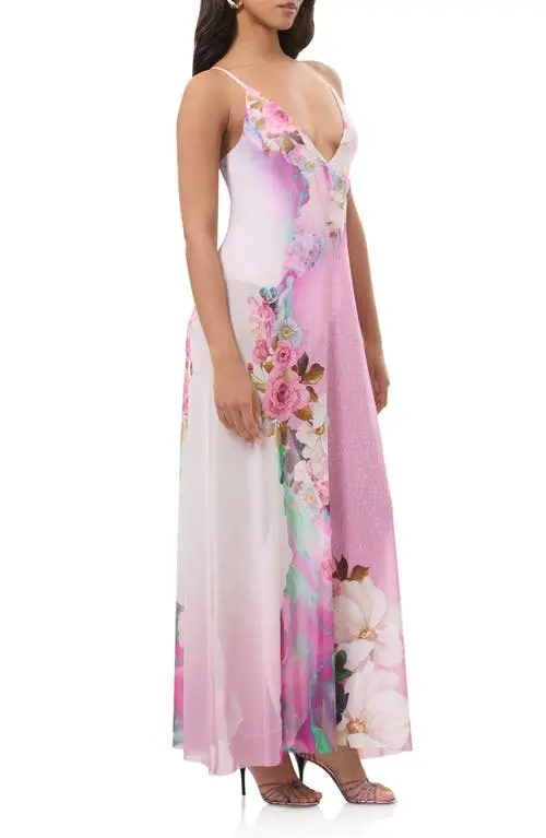 AFRM Rivka Sheer Maxi Dress