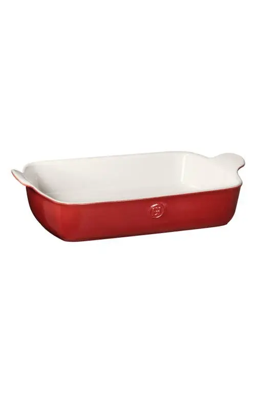 EMILE HENRY Large Modern Classic Baker - Rouge