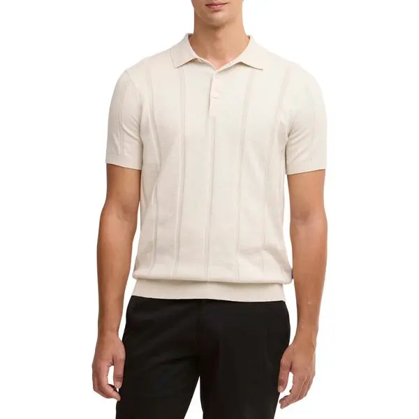Barbour Wellburn Rib Polo - Oatmeal
