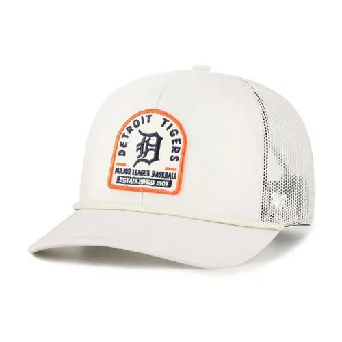 '47 Detroit Tigers Gravestone Adjustable Trucker Hat - Cream