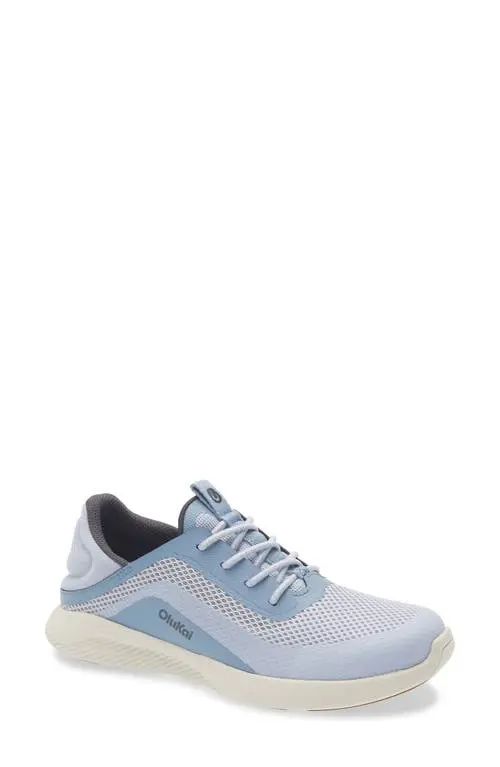 Olukai Kialoa Convertible Lace-up Waterproof Sneaker - Lanai Breeze/ocean Fog