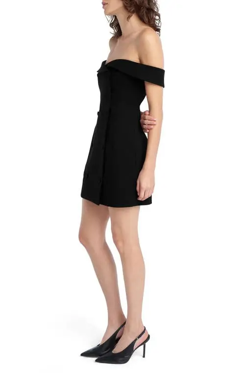 FAVORITE DAUGHTER The Payback Off-the-shoulder Mini Dress