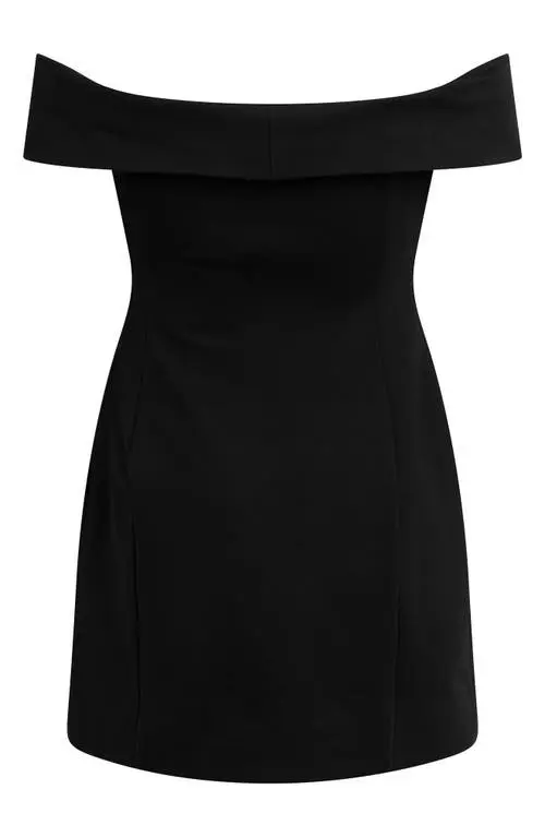 FAVORITE DAUGHTER The Payback Off-the-shoulder Mini Dress
