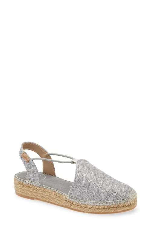 TONI PONS Nerea Espadrille Flat - Plata