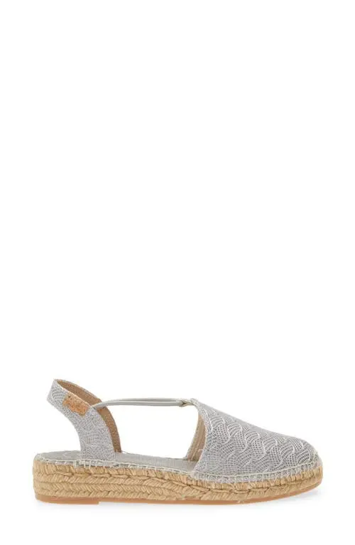 TONI PONS Nerea Espadrille Flat - Plata