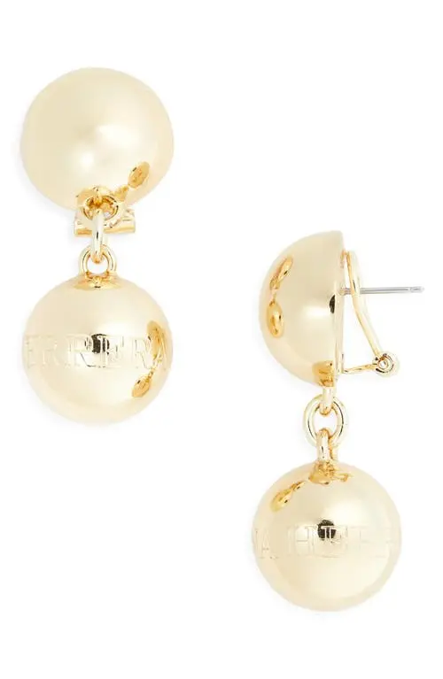 Carolina Herrera Ball Drop Earrings