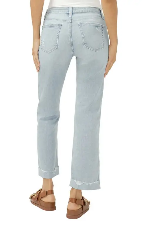 SILVER JEANS CO. Chelsea Cuffed Boyfriend Jeans