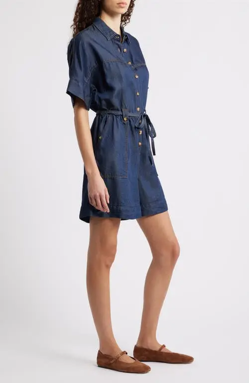 FRNCH Mariselle Denim Romper