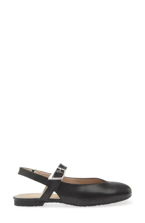 WONDERS Round Toe Slingback Flat