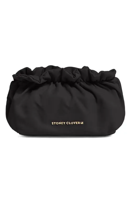 Stoney Clover Lane Bow Nylon Pouch - Noir