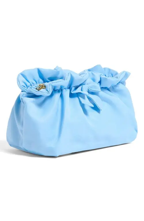 Stoney Clover Lane Bow Nylon Pouch - Periwinkle