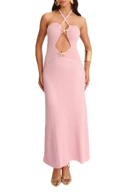 CAPITTANA Zully Cutout Cover-up Dress - Pink