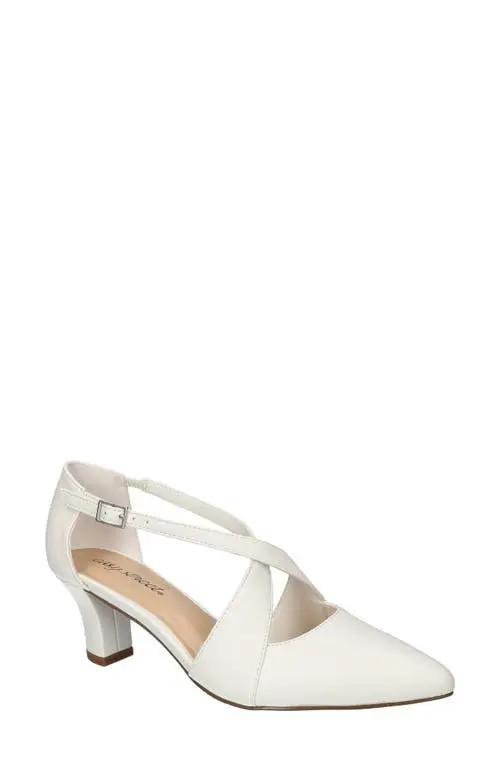 EASY WORKS BY EASY STREET Elegance Pointed Toe Pump - White